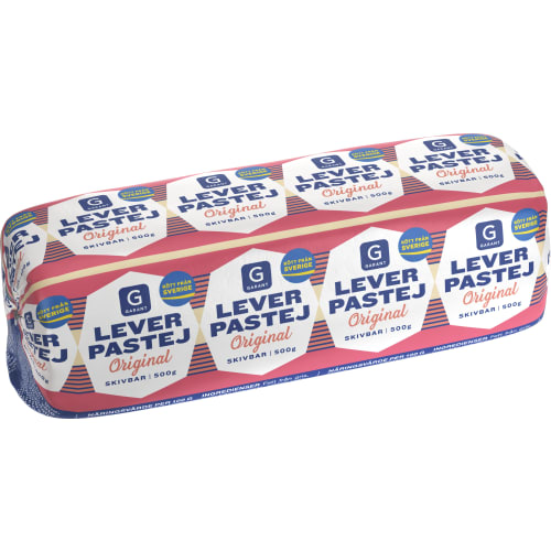 Leverpastej Skivbar 500g Garant