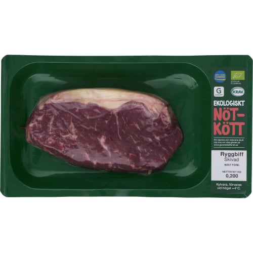 Ryggbiff Skivad 200g Garant Eko