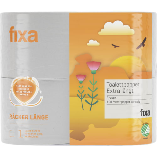 Toalettpapper Extra Långt 4p Fixa