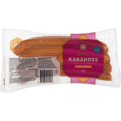 Kabanoss Smal 240g Garant