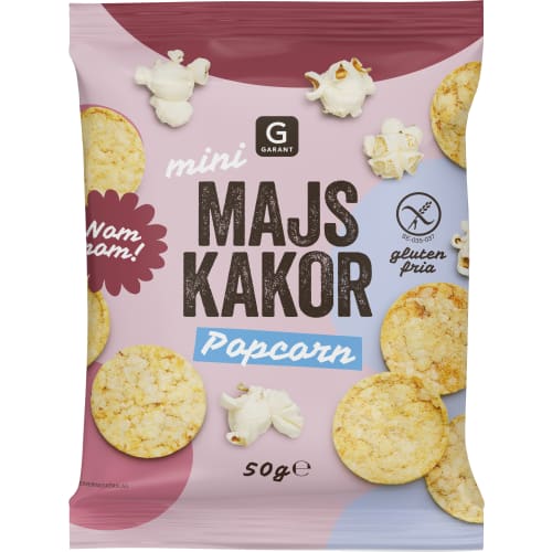 Majskakor Popcorn 50g Garant