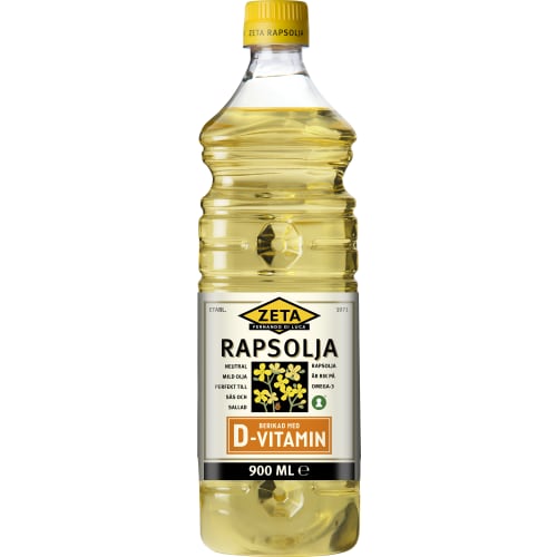 Rapsolja D-vitaminberikad 900ml Zeta