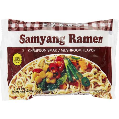 Snabbnudlar Svamp 85g Samyang Ramen