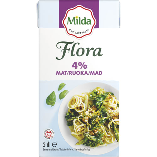 Mat Gräddalternativ Laktosfri 4% 5dl Flora